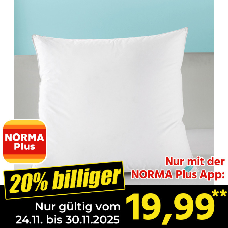 NORMA - Ihr Lebensmittel-Discounter | 3-Kammer-Kopfkissen | Ihre Coupons! | Angebote ab Montag ...