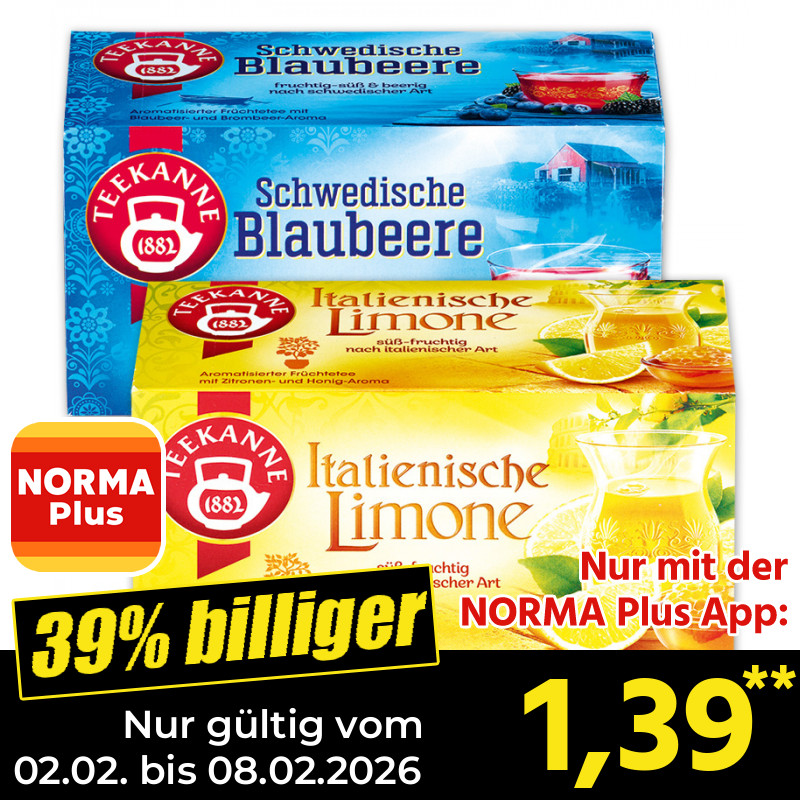 NORMA - Ihr Lebensmittel-Discounter | Ländertee | Am 14. Februar ist ...