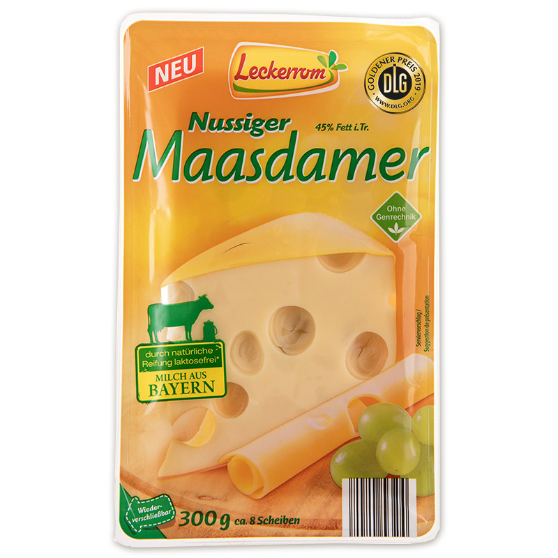 NORMA - Ihr Lebensmittel-Discounter | Maasdamer in Scheiben | Laktosefrei